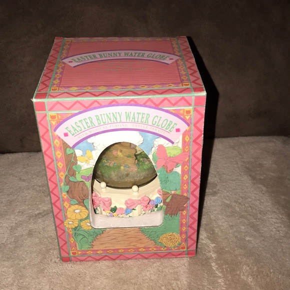 Accents | Easter Bunny Water Globe Music Box | Poshmark